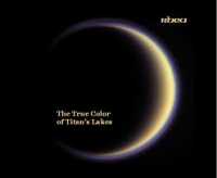Rhea - True Color of Titans Lakes